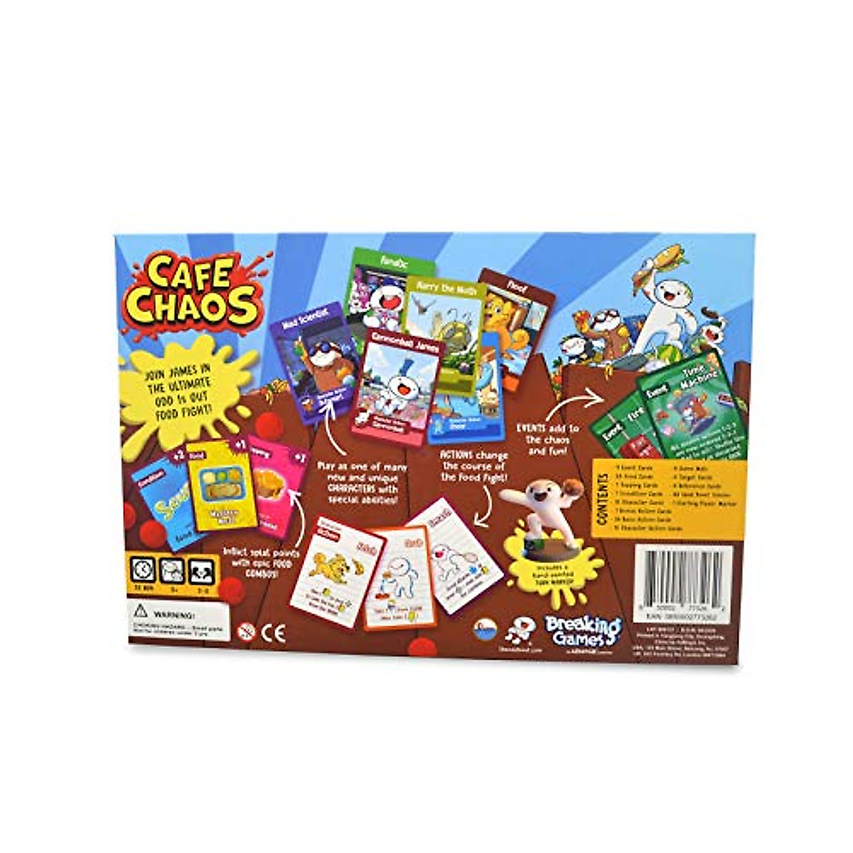 Cafe Chaos Card Game, TheOdd1sOut Original Game