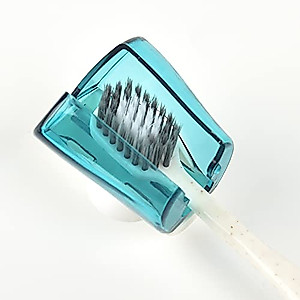 Y-Kelin Toothbrush Covers with Suction Caps - Portable Toothbrush Protector (3 PCS)- Tooth Brush Head Cover Cups for Bathroom and Travel