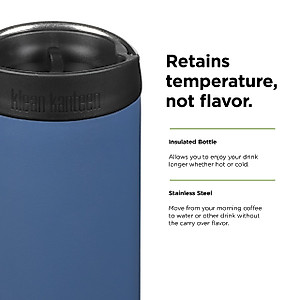 Klean Kanteen TKWide 16oz (w/Café Cap) - Real Teal