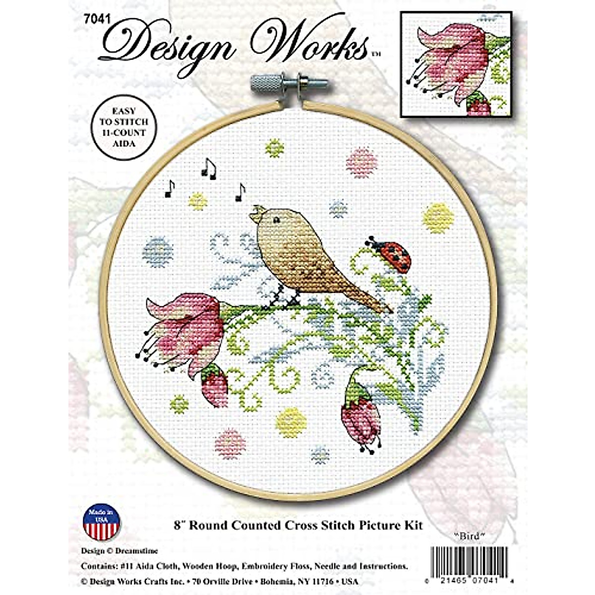 Design Works Crafts Janlynn Counted Cross Stitch Kit, Bird