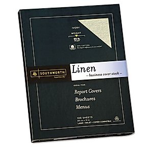 Southworth - SOUZ560CK - 25% Cotton Linen Business Cover Stock