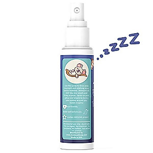 NUVO WELLNESS Pillow Spray for Kids - Room, Linen & Deep Sleep Spray Made with Therapeutic Essential Oils - Lavender, Chamomile & Orange Blend - (3.3oz)