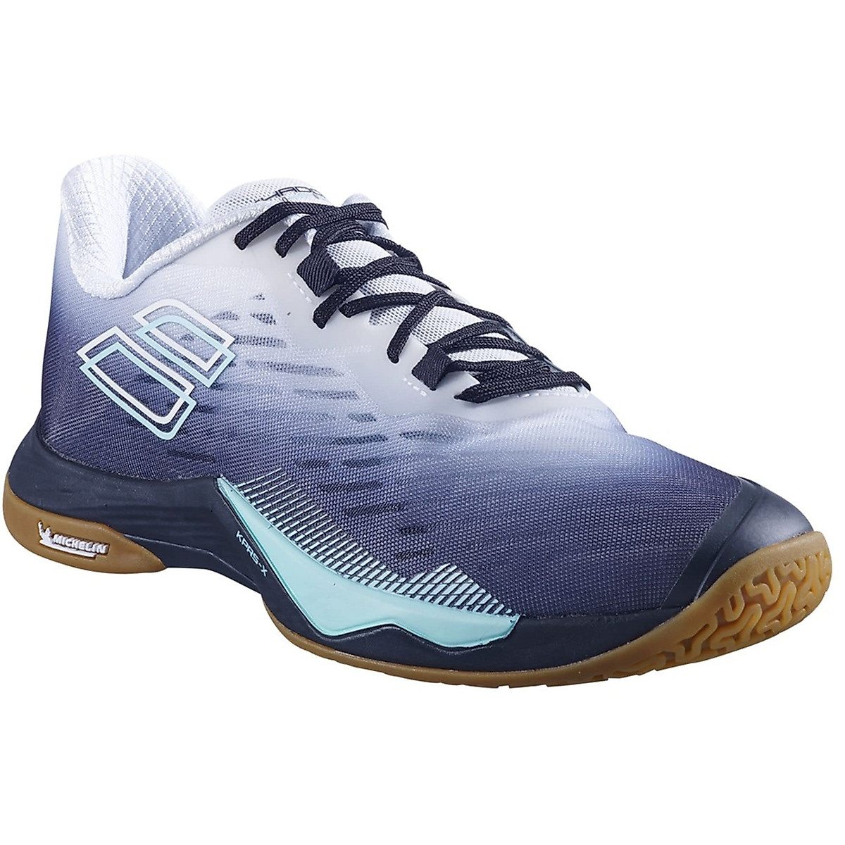 Babolat Men's Shadow Tour Indoor Tennis Shoes, Black/White (Men's US Size 9)