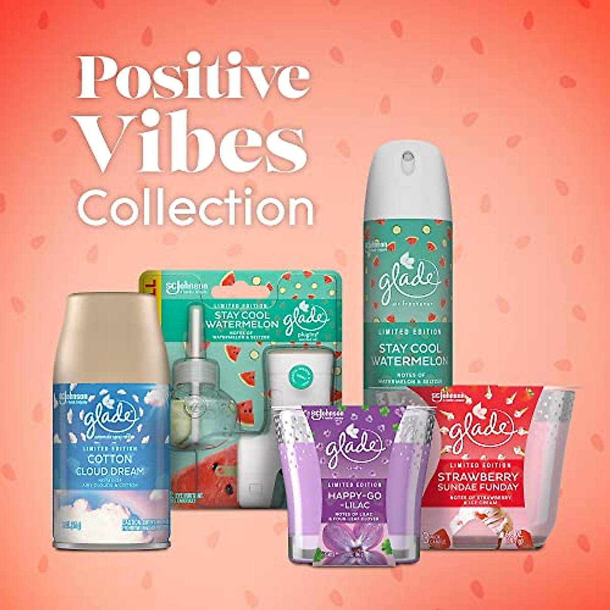 Glade Air Freshener, Room Spray, Stay Cool Watermelon, 8.3 Oz, 2 Count