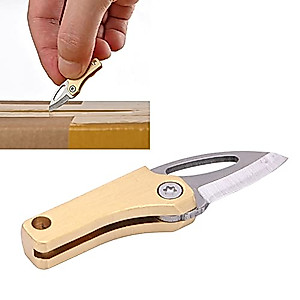 RTZY Portable Brass Small Pocket Knife with a Small Knife with a Key Chain for Outdoor Camping (RTZY1nh39cuxov)