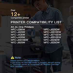 E-Z Ink (TM) Compatible Ink Cartridge Replacement for Brother LC75 LC71 LC79 XL to Use with MFC-J6510DW MFC-J6710DW MFC-J6910DW MFC-J280W MFC-J425W (5 Black, 3 Cyan, 3 Magenta, 3 Yellow) 14 Pack