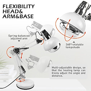 DUEBEL Food Heat Lamp, Perfect Buffet and Catering Solution for Keeping Food Warm, Ideal for Parties, Holidays, and Concession Stands