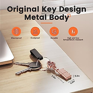 Thumb Drive 16 GB USB 2.0 Flash Drive Kepmem Creative Pen Drive Metal Key Shape Fashion Cute Memory Stick 16GB