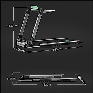 WILRAYpbj Compact Treadmill Folding Treadmill Uses Ultra-Quiet Treadmill to Reduce Fatigue Fitness Training Equipment