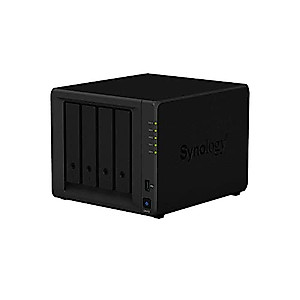 Synology DiskStation DS418 4-Bay NAS Enclosure, Quad-Core 1.4GHz, 2GB, No HDD