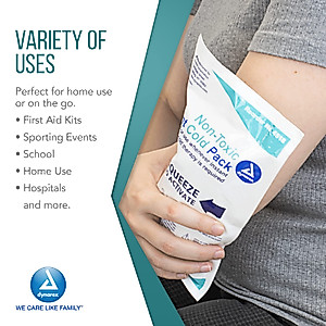 Dynarex 4518 Instant Cold Pack with Urea, 5"x9", Pack of 24