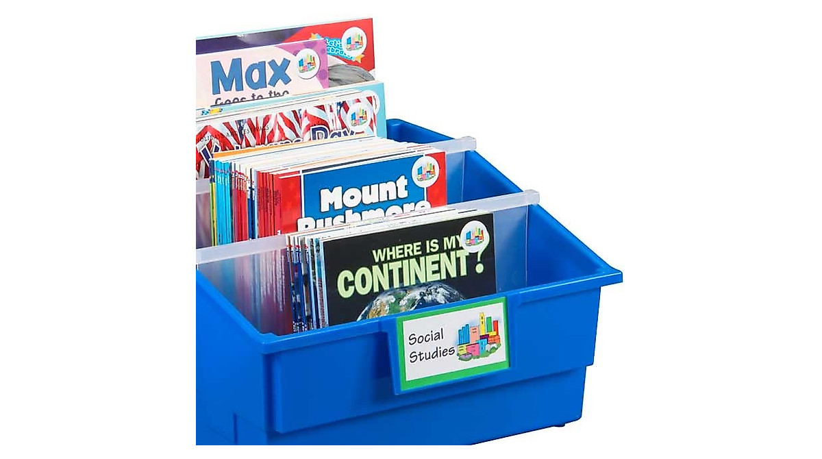 Organize Your Classroom with 4-Pack Picture Book Bins