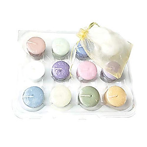 Yankee Candle Spring and Summer Votive Samplers Assortment of 12 in Storage Container Gift Box with Bonus Organza Sachet Bag Bundle