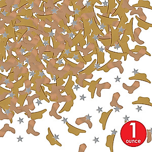 Fanci-Fetti Western Icons (copper, gold, silver) Party Accessory (1 count) (1 Oz/Pkg)