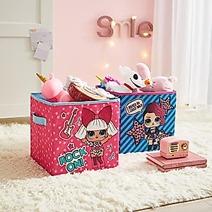 Idea Nuova LOL Surprise Set of 2 Durable Storage Cubes with Handles