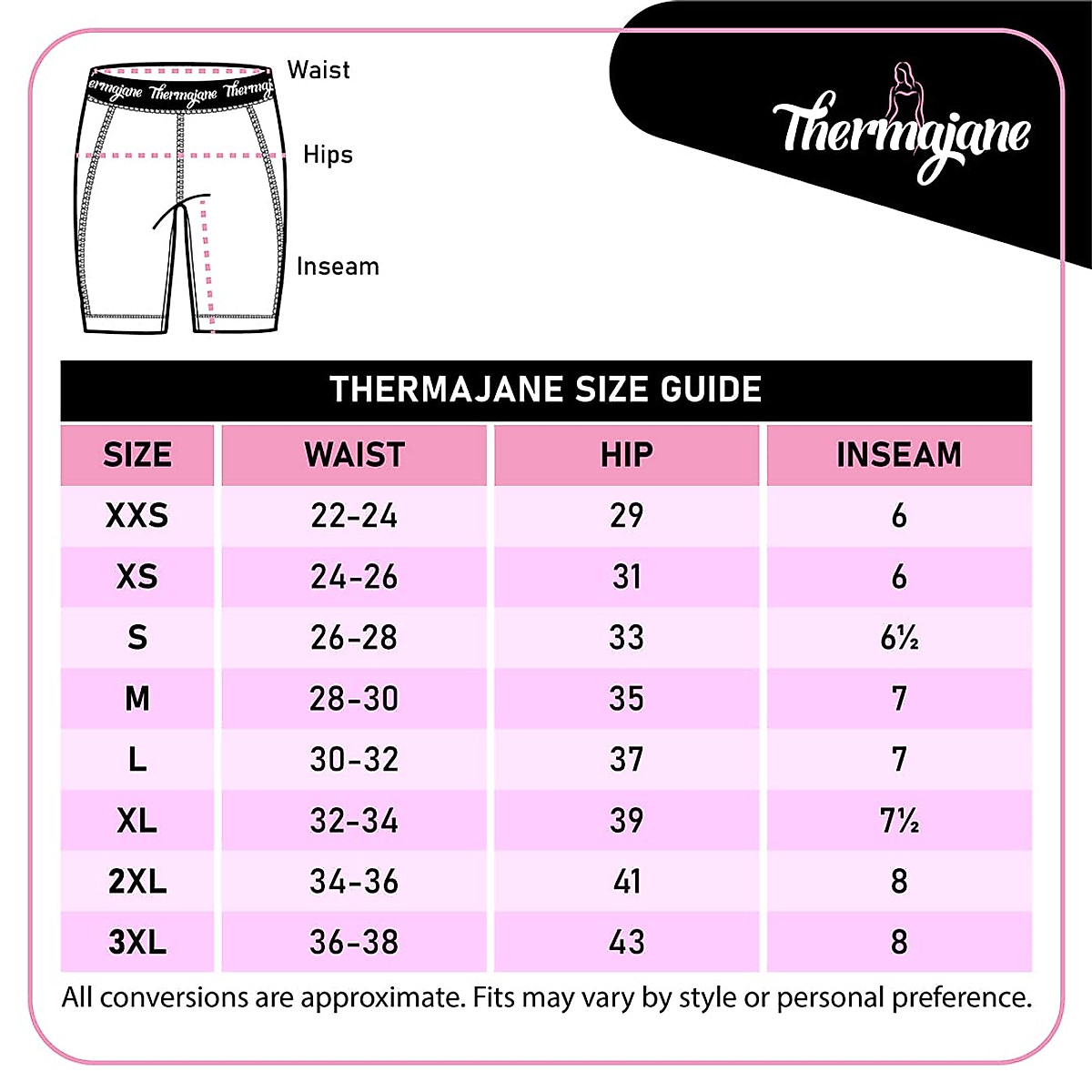 Thermajane Compression Shorts for Women Athletic Spandex Volleyball Shorts Women (XXX-Large, Wine)