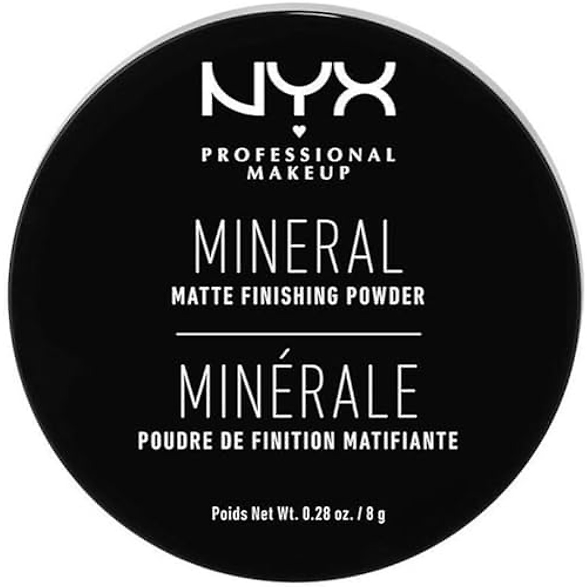 NYX PROFESSIONAL MAKEUP Mineral Matte Finishing Powder, Loose Setting Powder - Light/Medium