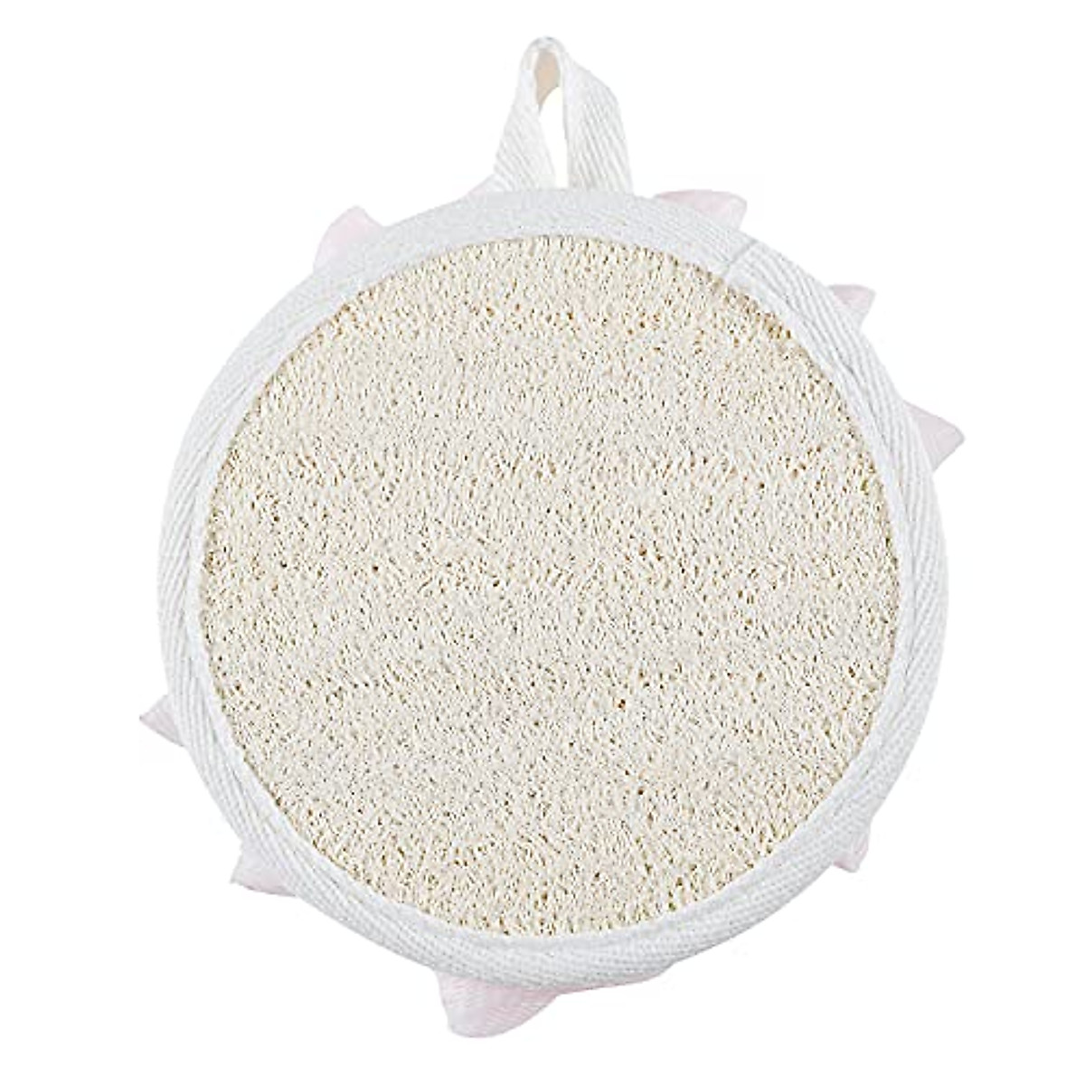 EcoTools EcoPouf Dual Cleansing Pad, Gentle Cleansing Body Scrubber, Exfoliating for Shower & Bath, Pink, 4 Count