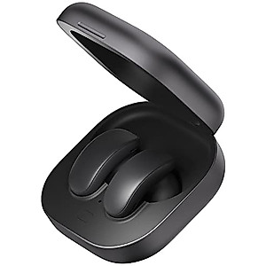 STUDIO NOD Wireless Earbuds with Personalized ANC, FREENOD Pro Wingtips for Sports, Deep Bass, Comfortable Fit, Touch Contro, Dark Grey, Aluminium Case, 24H Playtime