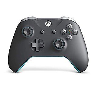 Xbox Wireless Controller Grey & Blue - Wireless - Bluetooth - Xbox One - PC - Grey and Blue