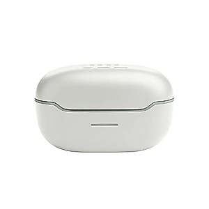 JBL Endurance Race Waterproof True Wireless Active Sport Earbuds, with Microphone, 30H Battery Life, Comfortable, dustproof, Android and Apple iOS Compatible (White), Small