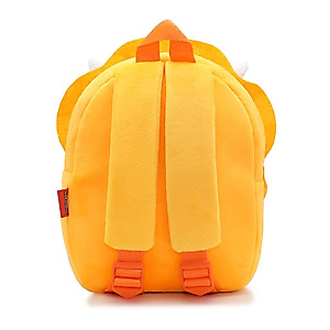 NICE CHOICE Cute Toddler Backpack Toddler Bag Plush Animal Cartoon Mini Travel Bag for Baby Girl Boy 2-6 Years(Dinosaur)