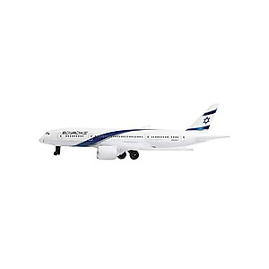 Daron Toy Airplane – El Al – Die-Cast Metal Model Airplane Toy with Plastic Parts for Kids Ages 3+