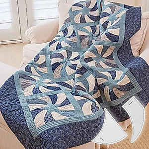 LePvo Twisted Pinwheel Template 2PCS for Quilting, Acrylic Quilting Templates for Professional Tailors Apprentices DIY Quilting Sewing Crafts Embroidery