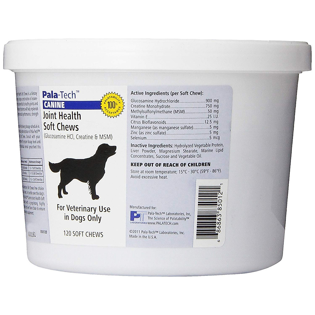 Pala-Tech 120-Count Canine Joint Soft Chews