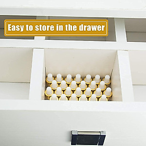 Easeen 50 Pcs Sample Dropper Bottles, 1ml Clear Mini Dropper Bottles with 2 Pcs Plastic Droppers for Traveling Essential Oils DIY Cosmetic Liquid Sample Perfume