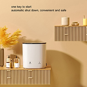 VBESTLIFE Portable Washing Machine 4.5L, 24W 12V Mini Washer for Underwear, Quick Drain, Small Laundry for Apartment Dorm, Home, Travelling