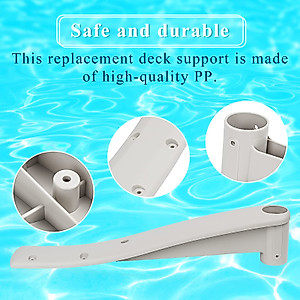 Replacement Deck Support 160-0001PG for BiltMor Above Ground Swimming Pool Step, Swimming Pool Steps for Above Ground Pools, Deck Support for Above Ground Swimming Pool, Pool Ladder Parts - 1 Pack