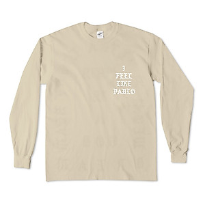AA Apparel The Life of Pablo Tour | I Feel Like Pablo Long Sleeve Shirt (Extra Extra Large, Sand)