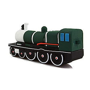 CHUYI Rubber Train Shape 128GB USB 2.0 Flash Drive Cartoon Pen Drive Memory Stick Cute Thumb Drive Jump Drive Gift (Green)