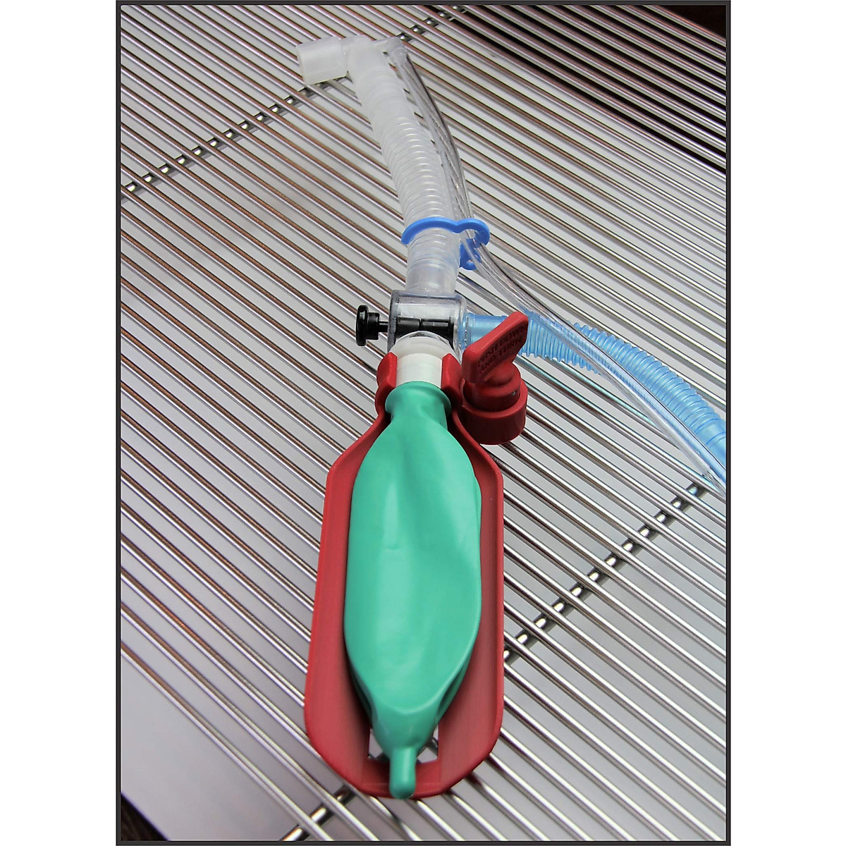 Veterinary Dental Table Mount for Non Rebreathing Circuits, Jackson Rees, SafeSigh, etc. (Royal Blue)