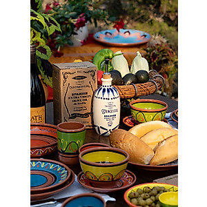 Cactus Canyon Ceramics Spanish Terracotta Deep Serving Dish, Blue