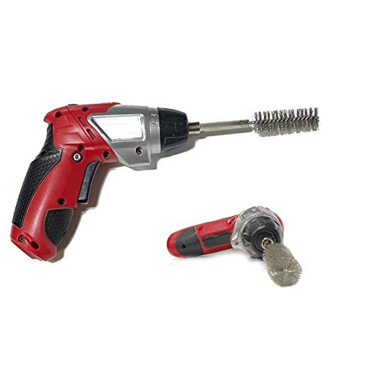 2pc Stainless Steel ALAZCO 5/8" Wire Brush for Power Drill Impact Driver Cleaning Wire Brush Stainless Steel Bore Brush - Hex Shank