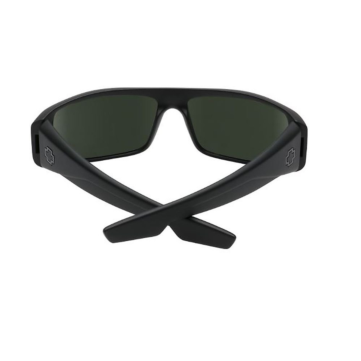 Spy Logan Sunglasses Matte Black With Happy Gray Green Polarized Lens