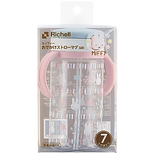 Richell Outing Straw Mug Miffy 320ml