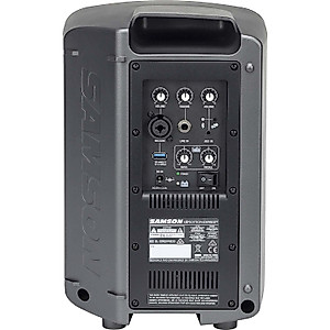 Samson Expedition Express Plus 75-Watt Rechargeable Bluetooth Portable Power Amplifier Speaker with Samson Wired Mic