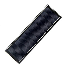 NUZAMAS Set of 4 Pieces 6V 143x43mm Micro Mini Solar Panel Cells for Solar Power Energy, DIY Home, Garden Light, Science Projects - Toys - Battery Charger