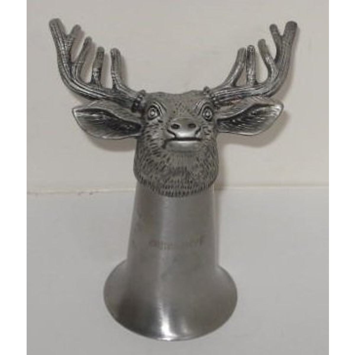 Jagermeister Deer Stag Head Pewter Shot Glass