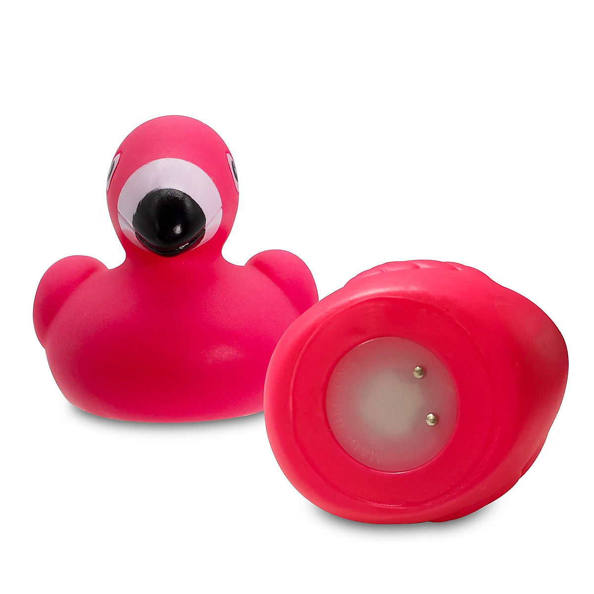 Windy City Novelties 6 Pack LED Light Up 2.5 Inch Water Activated Rubber Pink Flamingos Bath Toys