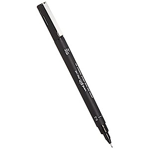 Uni Pin Fineliner Drawing Pen - Sketching Set - Black Ink - 0.03 to 0.8mm - Set of 6