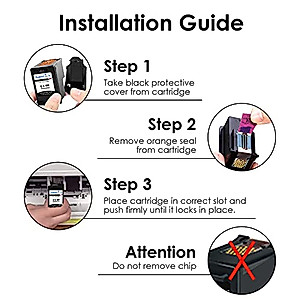USUPERINK Remanufactured 63XL Ink Cartridge Replacement for HP 63 63 XL F6U64A Compatible with DeskJet 1110 2130 Envy 4510 4512 OfficeJet 3830 4650 5200 Printer (Black, 1 Pack)