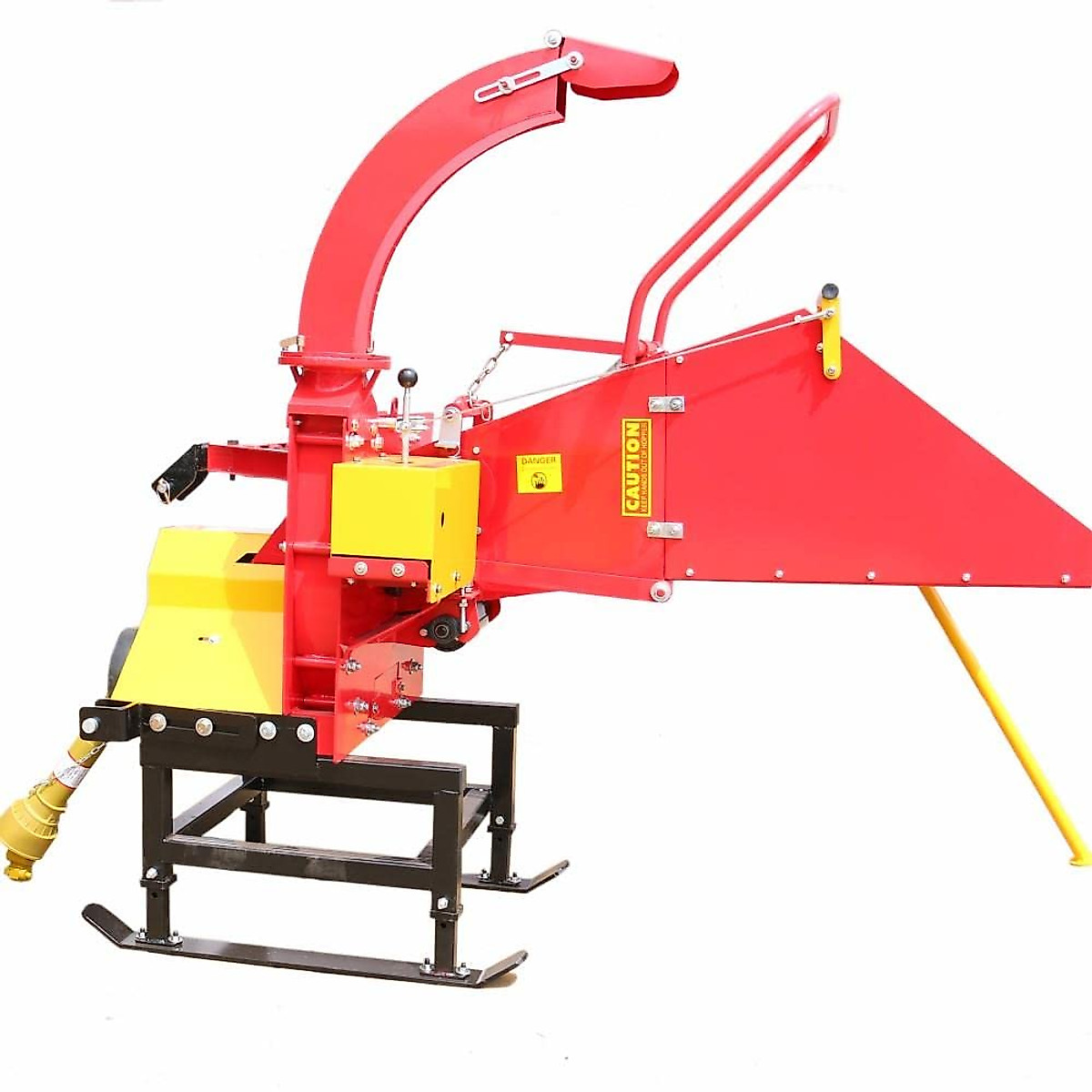 8" PTO Wood Chipper Tree Shredder 3 Point Farm Tractor Implement - with Auto Feed