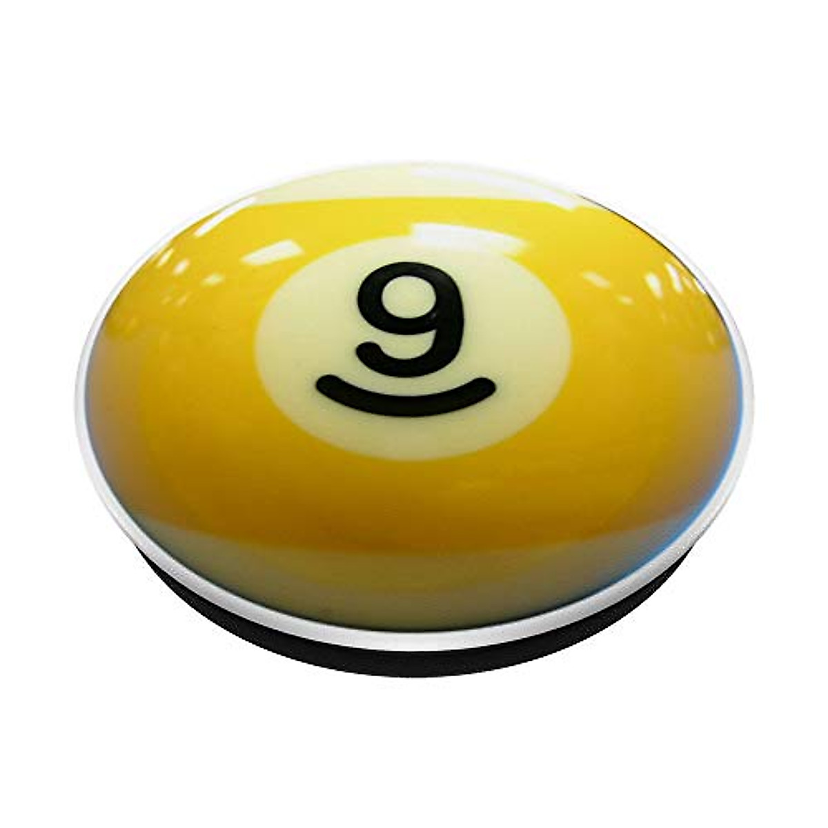 Nine Ball Billiards Pool Players No 9 Gift Idea PopSockets PopGrip: Swappable Grip for Phones & Tablets