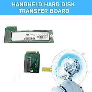 PCIE4.0 for Rog Ally SSD Memory Hard Drive Card Adapter Converter Transfer Board 90° M2 Transfercard for Handheld,Gaming Console Module Accessories (Long 4layer PCIE4.0)