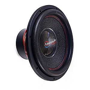 American Bass HAWK 15 Inch Dual 4 Ohm Voice Coil 3000 Watt Subwoofer Speaker with 80 Ounce Magnet and Kevlar Fiber Non-Pressed Paper Cone, Red