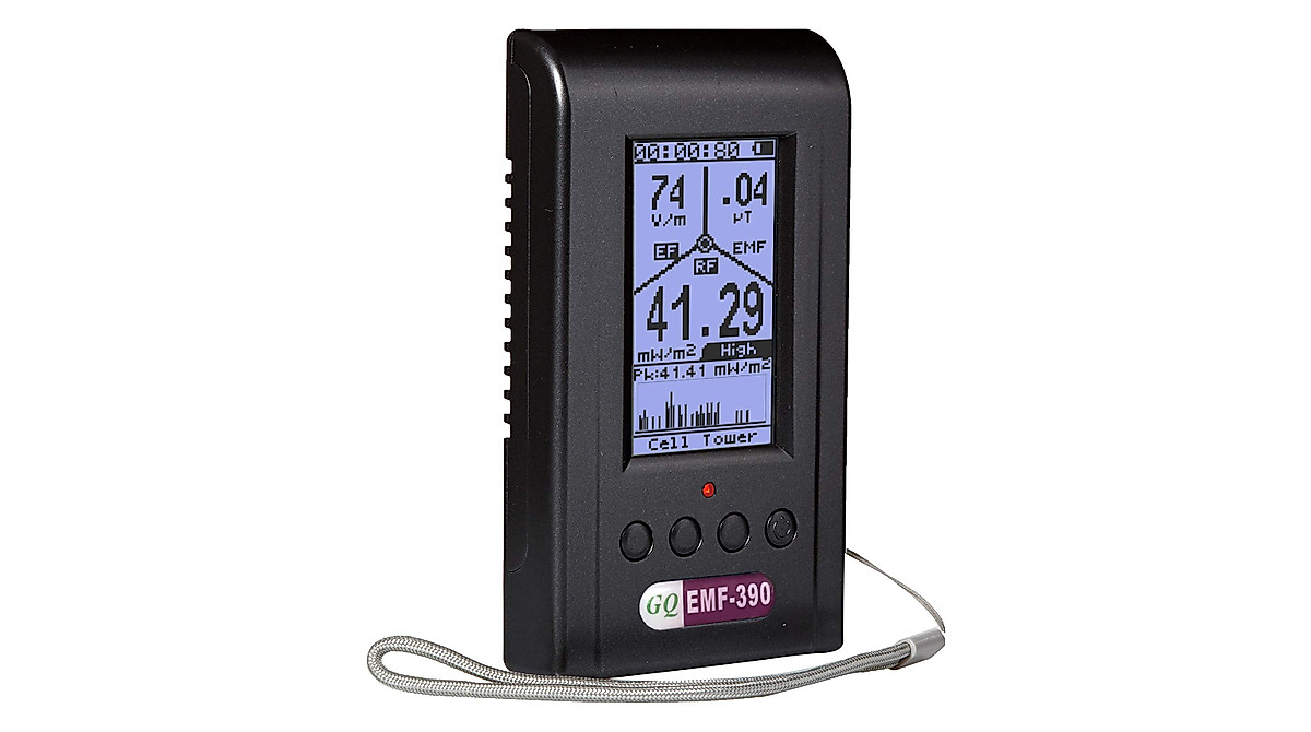 GQ EMF-390 EMF Meter: 3-in-1 RF Spectrum Analyzer & Detector